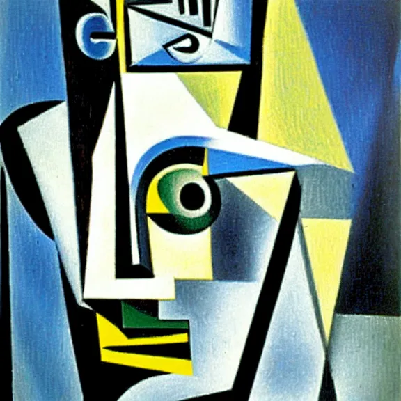 cubist painting of a robot by Pablo Picasso, clean | Stable Diffusion ...