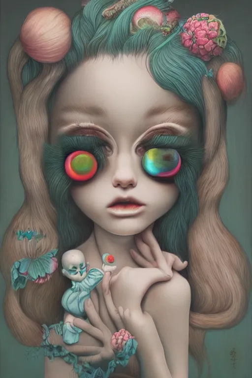 pop surrealism, lowbrow art, realistic cute girl | Stable Diffusion