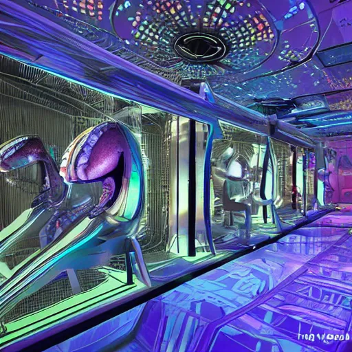 alien shop, futuristic, holographic, 8K , intricate | Stable Diffusion ...