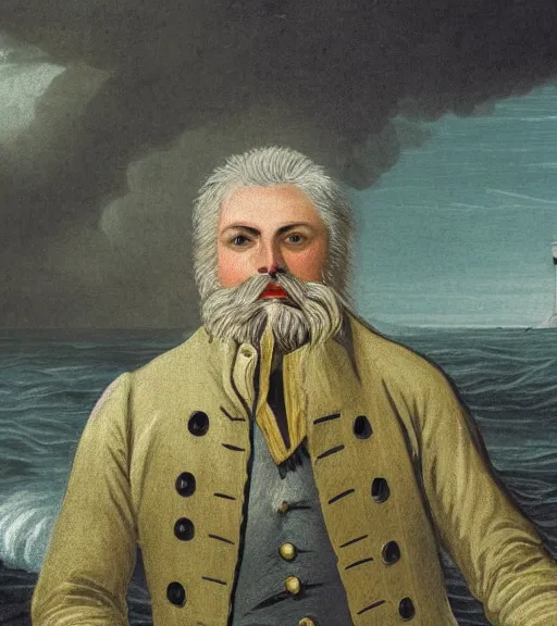 detailed illustration of a 1 8 th century lighthouse | Stable Diffusion ...