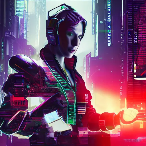 cyberpunk inspired tech doctor hacking, 4 k, stunning, | Stable Diffusion | OpenArt