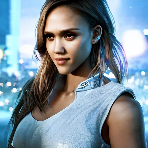 jessica alba, 8 k ultra realistic, lens flare, | Stable Diffusion | OpenArt