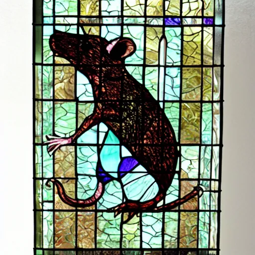rat stained glass intricate | Stable Diffusion | OpenArt