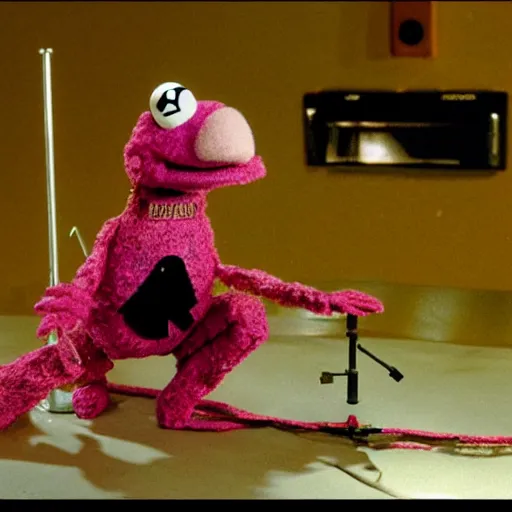 muppet puppet gonzo in a bomb diffusion suit defusing | Stable ...