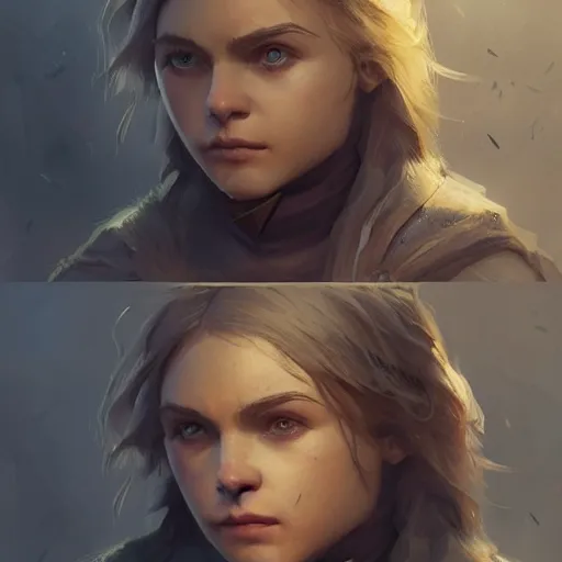 portrait, AnnaSophia Robb as a D&D paladin, dramatic | Stable Diffusion ...