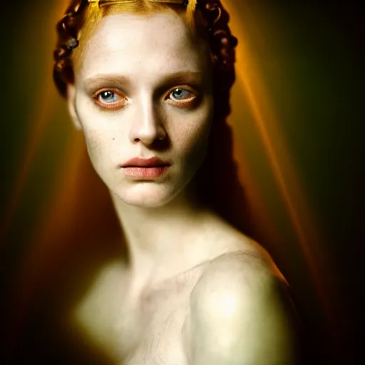 close photographic portrait of a stunningly beautiful | Stable ...