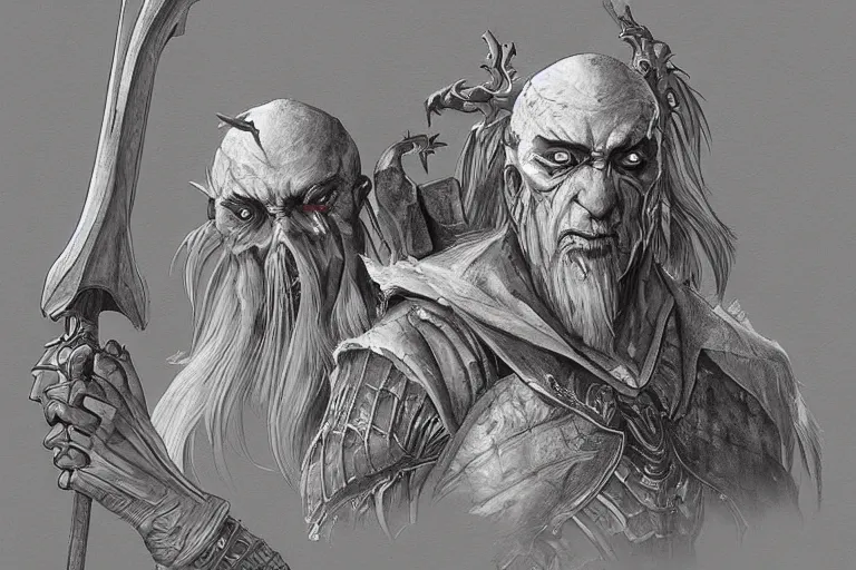 a extremely detailed stunning drawings of gaunter | Stable Diffusion ...