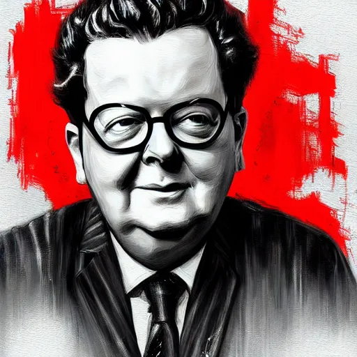 a vibrant painting, portrait of Jean Piaget, disco | Stable Diffusion