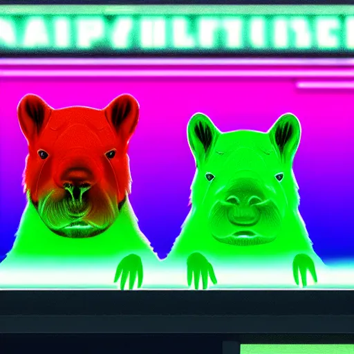 neon, synth wave, capybaras - n 9 | Stable Diffusion | OpenArt