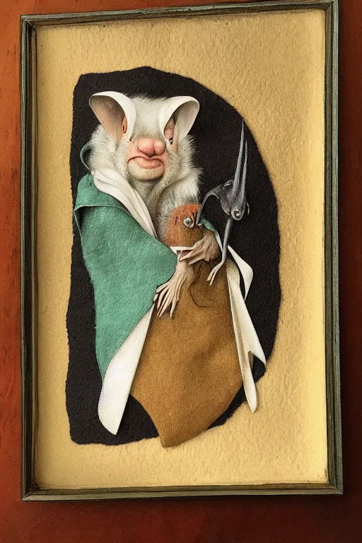 silly hieronymus bosch creature. framed oil painting | Stable Diffusion | OpenArt