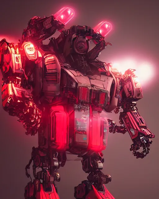 cyberpunk mecha bull with glowing red eyes, hyper | Stable Diffusion ...