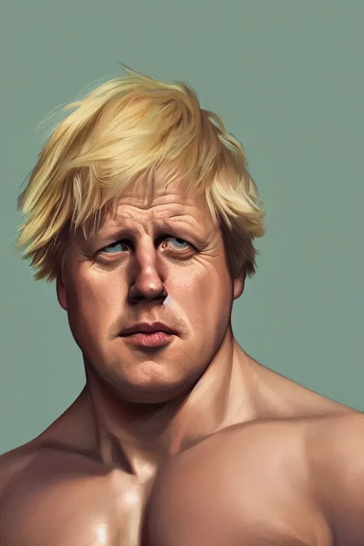 Boris Johnson as green bodybuilder, Boris Johnson | Stable Diffusion ...