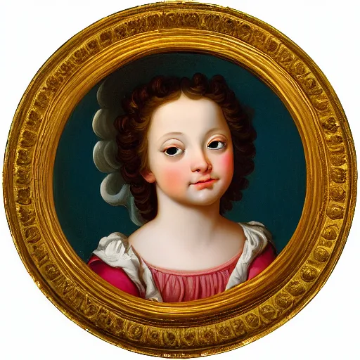 baroque Renaissance rococo painting of a round-face | Stable Diffusion ...