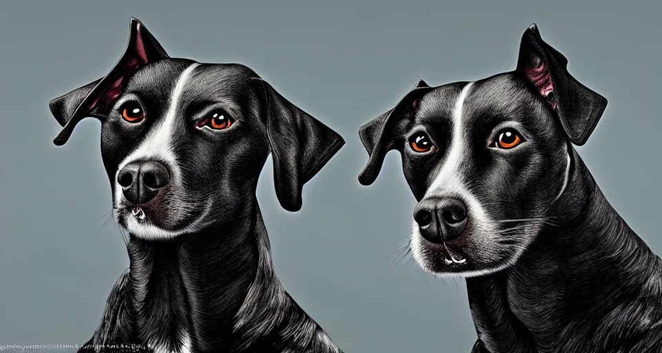 a digital painting of a dog - chicken hybrid, | Stable Diffusion