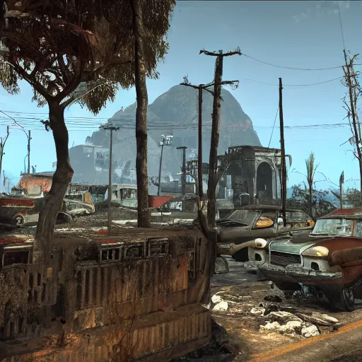 Rio de Janeiro in ruins post-nuclear war in Fallout 4, | Stable ...