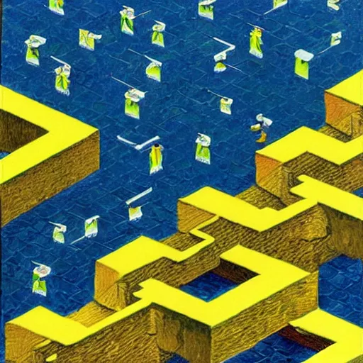 painting of software recursion by mc escher and van | Stable Diffusion | OpenArt