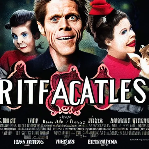 movie poster of rats, the musical starring willem dafoe | Stable ...