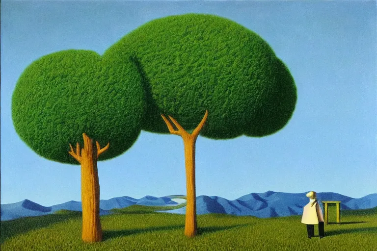 surrealist painting by rene magritte, album cover, | Stable Diffusion ...