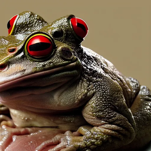 Alex Jones rides on a large frog. 8k, realistic, | Stable Diffusion ...