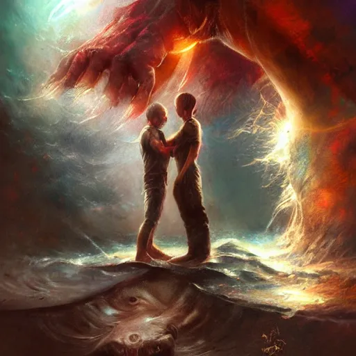hold my hand in the abyss by raymond swanland, highly | Stable ...
