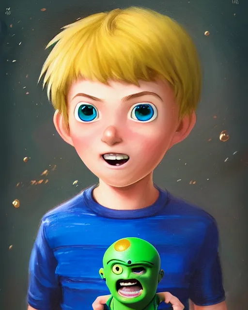 An epic fantasy comic book style portrait painting of | Stable ...