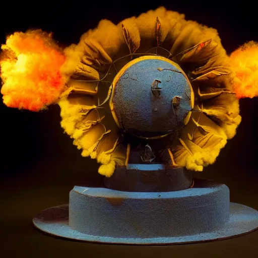 studio photo with a coloured background of an ornate | Stable Diffusion ...