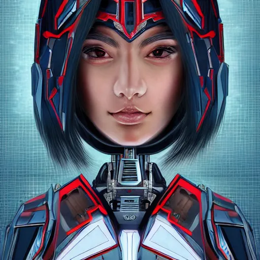 symmetry!! an asian female transformer, asian eyes!! | Stable Diffusion ...