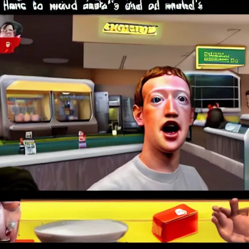 a ps 1 screenshot of mark zuckerberg having a mental | Stable Diffusion | OpenArt