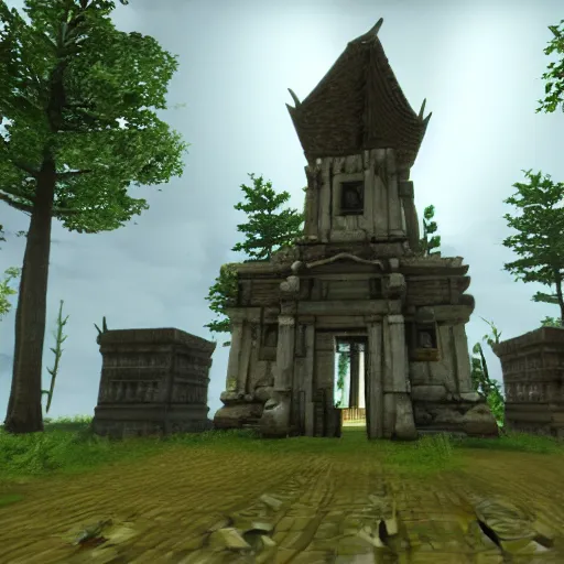 a lost temple in garry's mod | Stable Diffusion | OpenArt