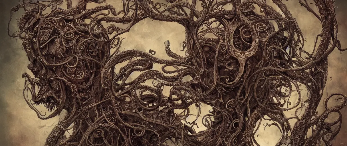 centered horrifying detailed side view profile | Stable Diffusion | OpenArt