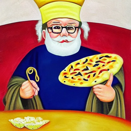 a funny looking rabbi with thick glasses holding and | Stable Diffusion ...