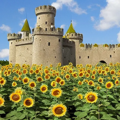 a realistic medieval castle built for bees in a | Stable Diffusion ...