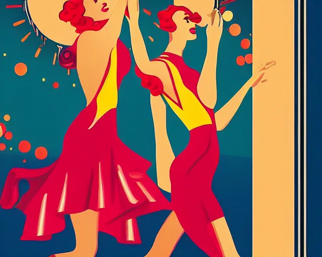 teenage dancer in art deco style, champagne | Stable Diffusion | OpenArt