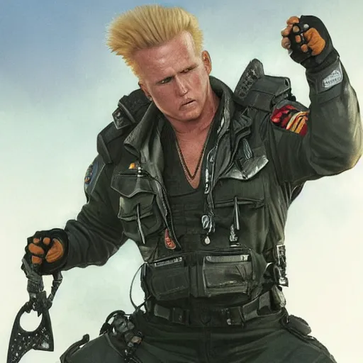 jake busey as guile from street fighter, ultra | Stable Diffusion | OpenArt