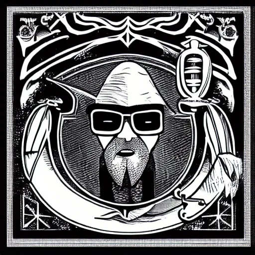 a nerdy wizard clip art low detail, 4 k | Stable Diffusion | OpenArt