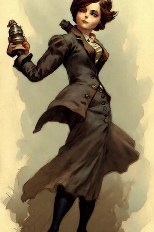 bioshock infinite. muted colors. ) ) ) ) ) | Stable Diffusion