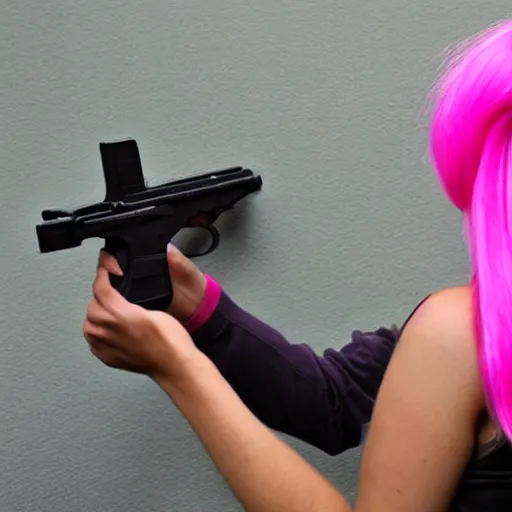 pink glock in anime style | Stable Diffusion | OpenArt