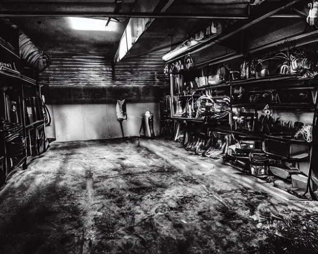 horror demon evil transparent spirit attacks in garage | Stable ...