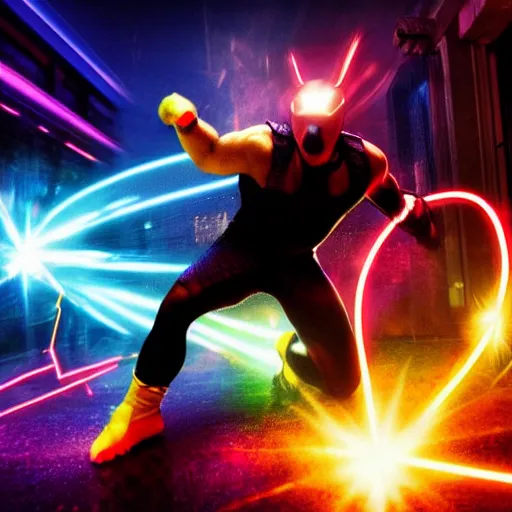 a realistic, amazing picture of a crazy, flashing, | Stable Diffusion ...