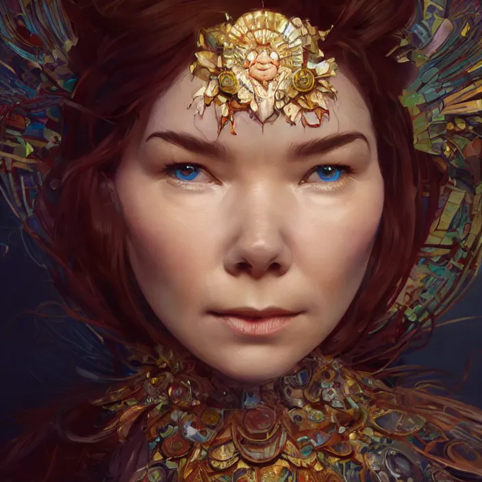 bjork, intricate, highly detailed, digital painting, | Stable Diffusion ...