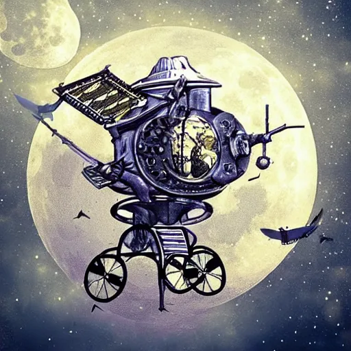 steampunk moon landing | Stable Diffusion | OpenArt