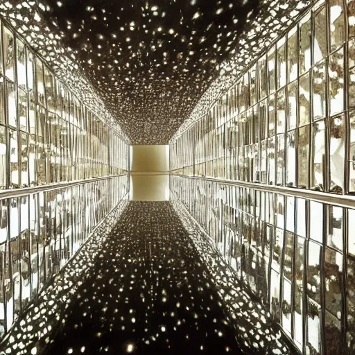 a room made entirely of mirrors, mirror floors, mirror | Stable Diffusion