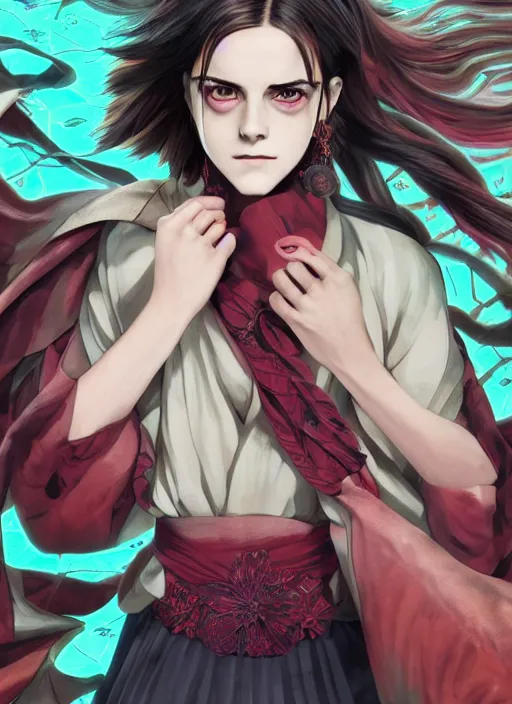emma watson as mitsuri kanroji from kimetsu no yaiba | Stable Diffusion