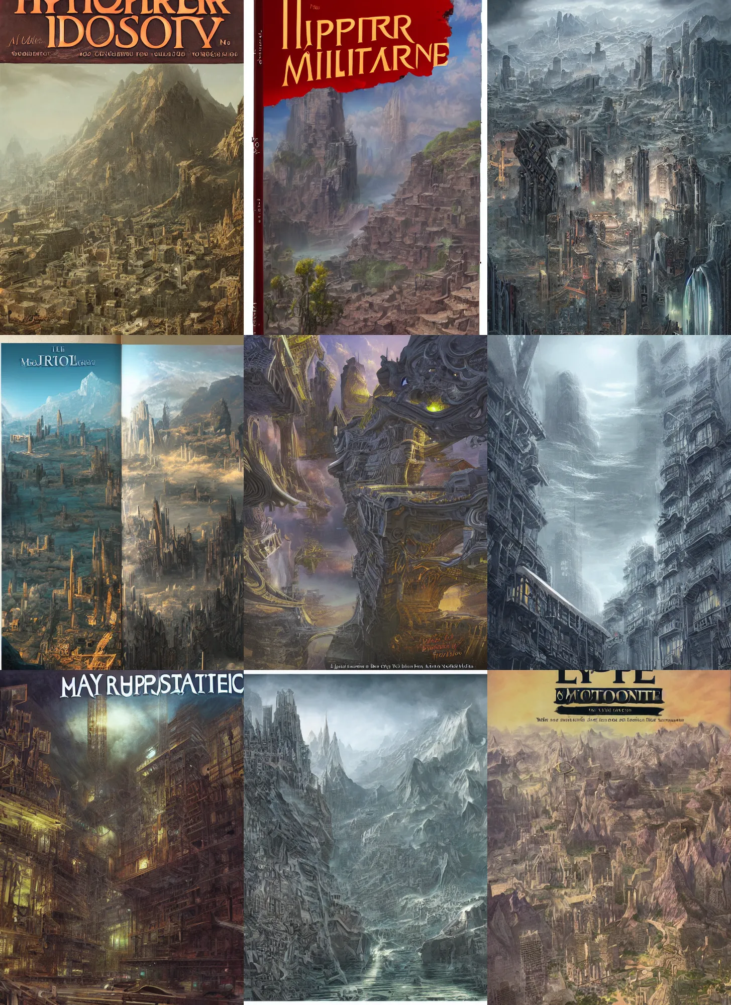 hyperdetailed matte painting book cover | Stable Diffusion | OpenArt