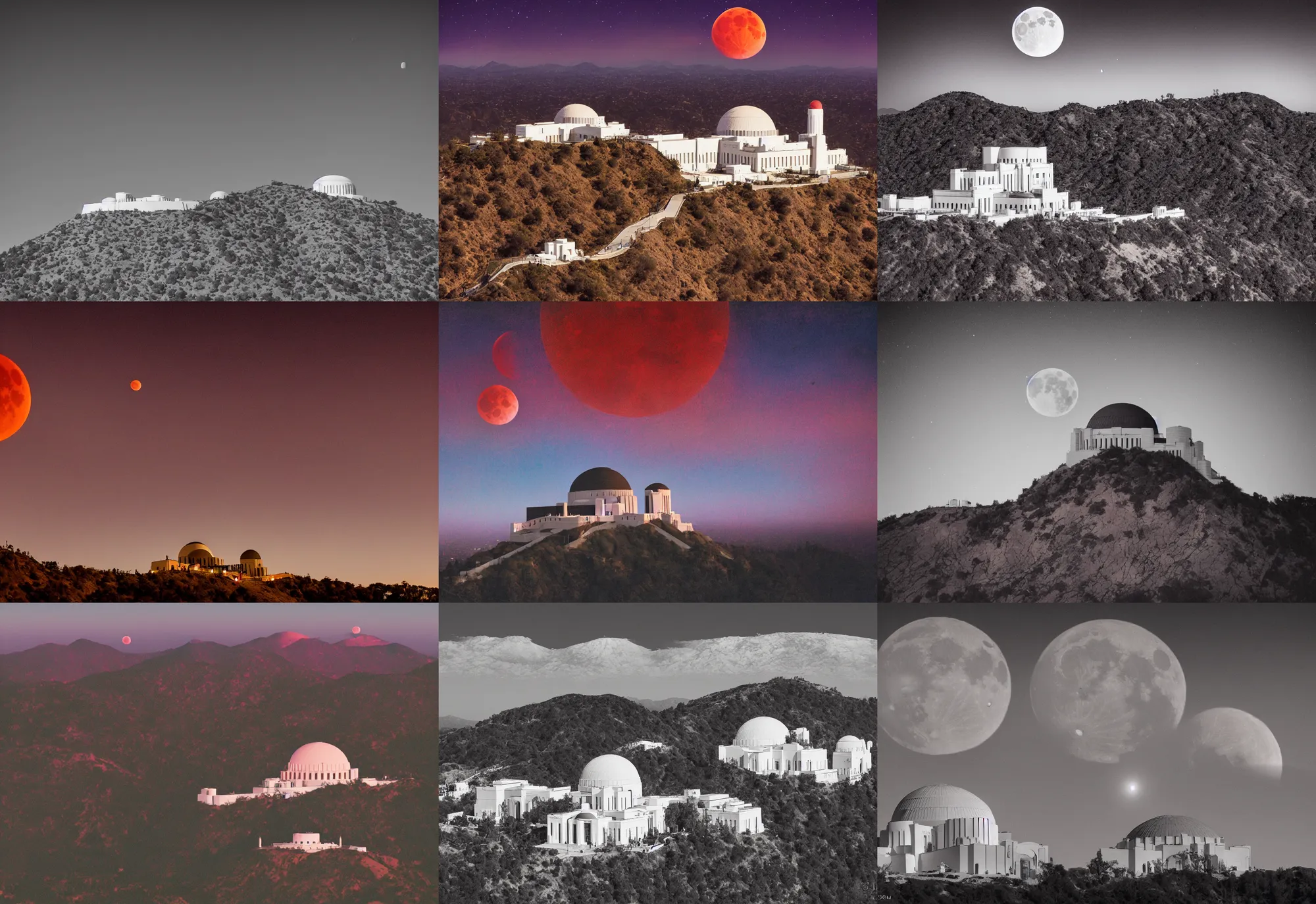 photograph of the griffith observatory, landscape | Stable Diffusion ...