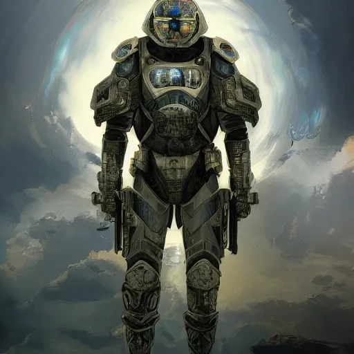 armored futuristic peacekeeper, acrilic paint, | Stable Diffusion | OpenArt