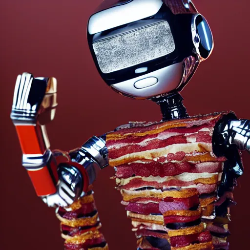 real life photo of a shiny little green robot smiling | Stable ...