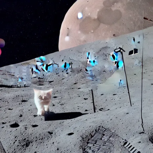 first cat on the moon | Stable Diffusion | OpenArt