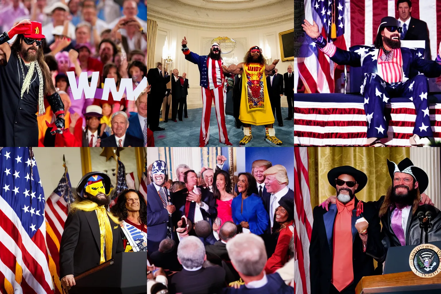 Macho Man Randy Savage as the President of the United | Stable ...