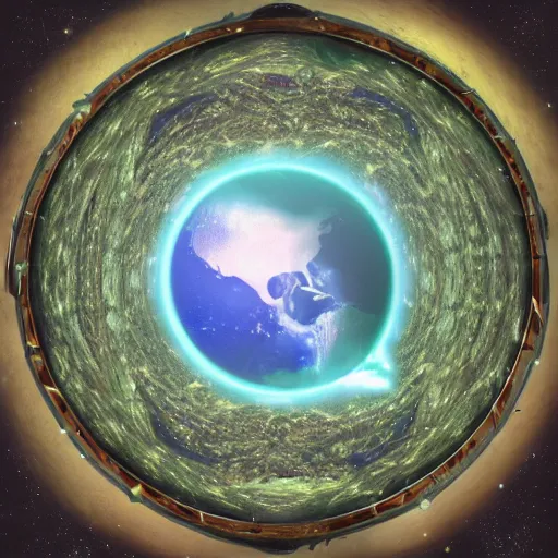 Hollow Earth Spaceship Stars Forest | Stable Diffusion | OpenArt